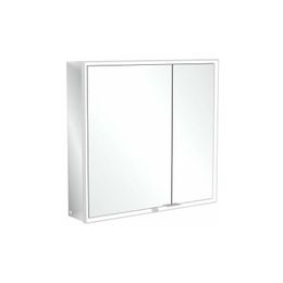 Villeroy & Boch Villeroy&boch - My View Now, Spiegelschrank für Aufputz mit Beleuchtung, 800x750x168 mm, mit Ein-/Ausschalter, Smart Home fähig, 2 Türen, A45780