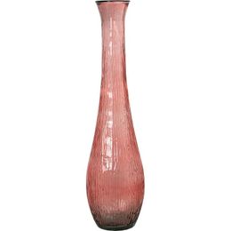 Vase recyceltes Glas 100 cm Pink ° 25x100 cm Mund: ° 15/° 8cmpour Alle Stile, um dem Haus eine Berührung zu verleihen