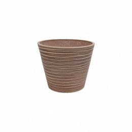 Runde Outdoor -Vase Argilla Fasergarten Ø41x33.3 cm echium - Tan - Tan