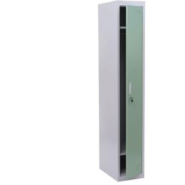 HHG - Spind Preston T163, Garderobenschrank Kleiderspind Umkleideschrank, Metall 180x30x50cm nach asr A4.1 mint-grün - green