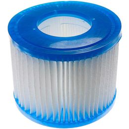 Filterkartusche Typ vi kompatibel mit hwc PH050018 Pool - Ersatzfilter Blau Weiß - vhbw