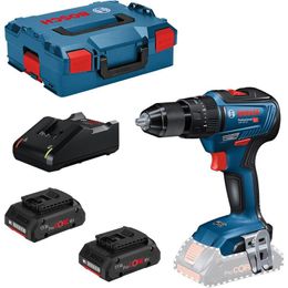 Bosch - Schlagbohrschrauber gsb 18V-55 + 2x 4,0 Ah ProCore Akkus + Lader in l-boxx