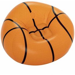 Bestway - Aufblasbarer Luftsessel Basketball 114x112x66 cm Orange