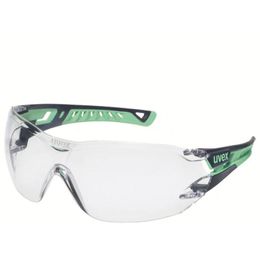 Uvex - pheos nxt 9128295 Schutzbrille inkl. UV-Schutz Grau, Grün en 166:2001, en 170:2002