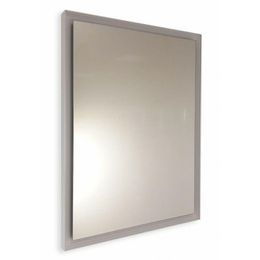 Maßgefertigter Spiegel mit weißem ausgehöhlten Rahmen bis 140 cm bis 40 cm
