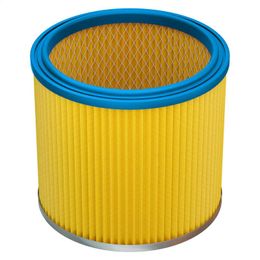 vhbw - Staubsaugerfilter kompatibel mit Rotfuchs vcl 1800, vcl 3000 Staubsauger, Patronen-Filter (gelb)