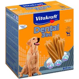 Dental 3in1 Multipack - Zahnpflege-Snack für Hunde ab 10 kg - 4x 7 Sticks - Vitakraft