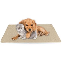 Bestlivings - Haustiermatte - 60x80cm ( Creme ) Haustierdecken öko-tex 100 perfekt für Katzen bis große Hunde - s-xl - Steppdecke für Sofa / Bett
