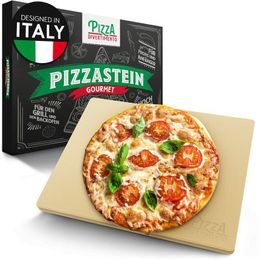 Pizza Divertimento - das original - Pizzastein für Backofen & Gasgrill – Vergleich.org ausgezeichnet - Pizza Stein aus Cordierit bis 900 °c – Für