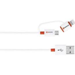 Apple iPad/iPhone/iPod Anschlusskabel [1x usb - 1x Micro-USB-Stecker, Apple Lightning-Stecker - SKROSS