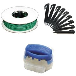 Genisys Reparatur-Set l+ kompatibel mit Yardforce ® Kabel Haken Verbinder Reparatur Paket Kit Material