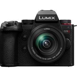 Panasonic Lumix G DC-G9M2M Kit Digitalkamera mit Objektiv 12 - 60 mm, 7,6 cm Display Touchscreen, WLAN