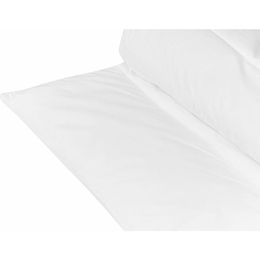 Beliani Bettdecke Weiß Lyocell- und Baumwollbezug 220 x 240 cm mit Polyester-Füllung Papsel Steppdecke Winterbettdecke Warm tog 9 Schlafzimmer - Weiß