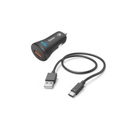 Hama Auto-Schnellladegerät mit Ladekabel USB-C USB-Kabel