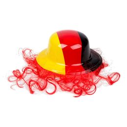 Jung Fahne Melonen Hut mit Haare Deutschland Fussball EM 2024 Europameisterschaft (Fahne