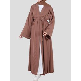 Aymasal Maxikleid Kimono Hafsa Abaya Kaftan Cardigan islamische Kleidung Gebetskleidung