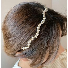 ANLÜDE Haarreif Perlenstirnband Haarschmuck Haarreif für Damen