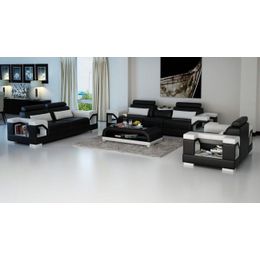 JVmoebel Wohnzimmer-Set, Luxus Sofagarnitur 3+2+1 Sitzer Set Design Sofa Polster