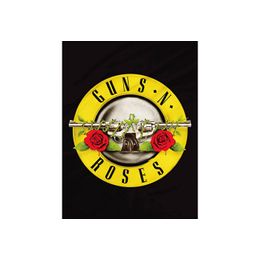 Wohndecke Guns n’ Roses Logo 150 x 200 weich und kuschelig Coral Fleecedecke