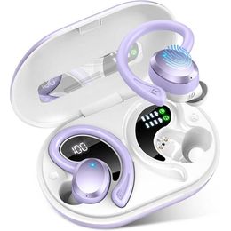 Rulefiss LED Anzeige, IP7 Wasserdicht mit 800mAh In-Ear-Kopfhörer (Leichte Steuerung von Anrufen