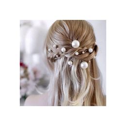ANLÜDE Haarclip 18 Stück Perlen Haarnadeln für Party und Hochzeit Styles