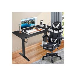 oyajia Gamingtisch Pro PC-Gaming Schreibtisch mit Gaming Stuhl Set