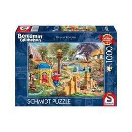 Schmidt Spiele Thomas Kinkade Studios: Benjamin Bl&uuml;mchen, Ein Tag im Neust&auml;dter Zoo, Puzzle 1000 Teile