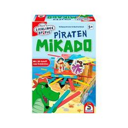 Schmidt Spiele Piraten-Mikado, Geschicklichkeitsspiel Spieleranzahl: 2 - 4 Spieler Spieldauer: 15 Minuten Altersangabe: ab 5 Jahren