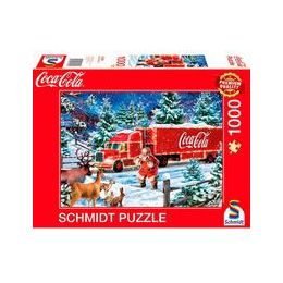 Schmidt Spiele Coca Cola: Christmas Truck, Puzzle 1000 Teile