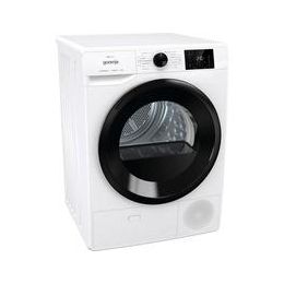 Gorenje DNE83/GN, Wärmepumpen-Kondensationstrockner weiß/schwarz Kapazität: 8 kg Trockner-Typ: Wärmepumpen-Kondensationstrockner