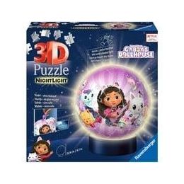 Ravensburger 3D Puzzle-Ball Nachtlicht Gabby''s Dollhouse Teile: 72 Altersangabe: ab 6 Jahren