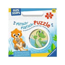 Ravensburger ministeps Plitsch-Platsch-Puzzle - Lieblingstiere Teile: 10 Altersangabe: ab 12 Monaten