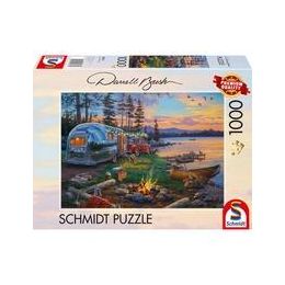 Schmidt Spiele Darrell Bush: Campingidyll am See, Puzzle 1000 Teile