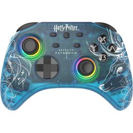 Freaks and Geeks Harry Potter Afterglow Patronus Wireless Nintendo-Controller, blau