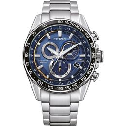 Citizen Funkchronograph CB5914-89L, Solar, silberfarben