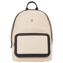 Tommy Hilfiger Cityrucksack TH ESSENTIAL S BACKPACK CB, in modischer Optik, beige