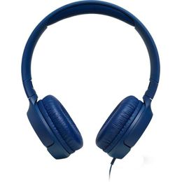 JBL TUNE 500 On-Ear-Kopfhörer (Sprachsteuerung, Google Assistant, Siri), blau