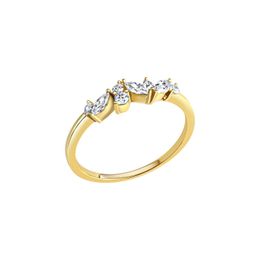 Celesta Fingerring 375/- Gelbgold Zirkonia, gelb