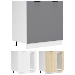 Vcm Spülenunterschrank Breite 80 cm Spülschrank Unterschrank Spüle Küche Fasola