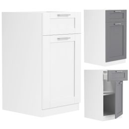 Vcm Küchenschrank Breite 40 cm Schublade Unterschrank Küche Küchenmöbel Landhaus Colura