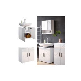 VICCO Waschbeckenunterschrank Badschrank Unterschrank Irma Badezimmerschrank