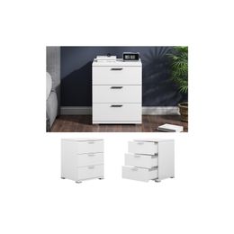 VICCO Nachtschrank Marseille 46,2 x 60 cm, Nachttisch mit 3 Schubfächer