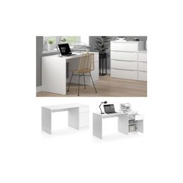 VICCO Schreibtisch Bürotisch Computertisch Ruben 140x65cm Arbeitstisch Büromöbel