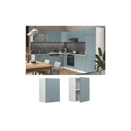 VICCO Hängeschrank Küchenschrank R-Line Solid Weiß Blau Grau 45 cm modern