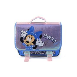 Disney Minnie Mouse Minnie Maus Leopard Schulrucksack Blaue Schleife 41cm