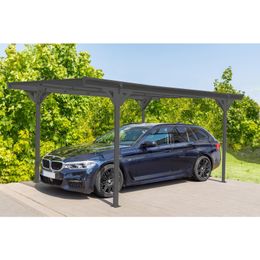 WESTMANN Aluminium Flachdach Carport 15m² anthr.