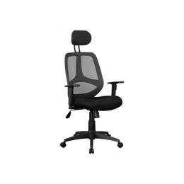 KADIMA DESIGN Komfortabler Bürostuhl: Ergonomisches Design, verstellbare Kopfstütze/Armlehnen, Netzbezug, 120 kg Belastbarkeit.