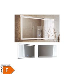 VICCO Badspiegel Wandspiegel LED-Spiegel Viola 110x70 cm Spiegel Badezimmer