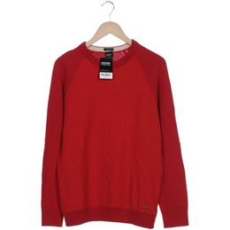 BOSS Orange Herren Pullover, rot, Gr. 52