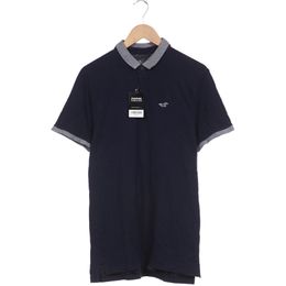 Hollister Herren Poloshirt, marineblau, Gr. 52